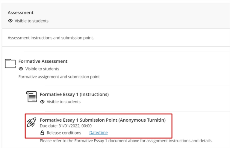 Access/view student submissions – DCAD Digital Help Guides