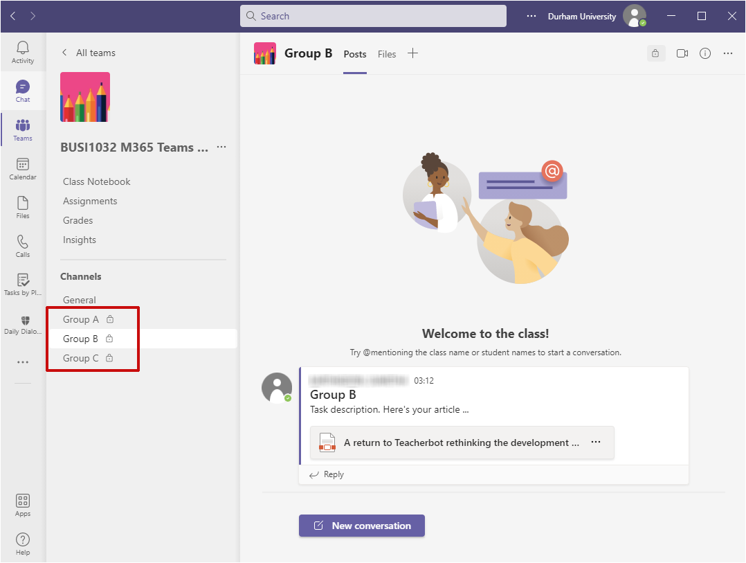 Microsoft Class Teams in Blackboard: What can I use it for? – DCAD ...