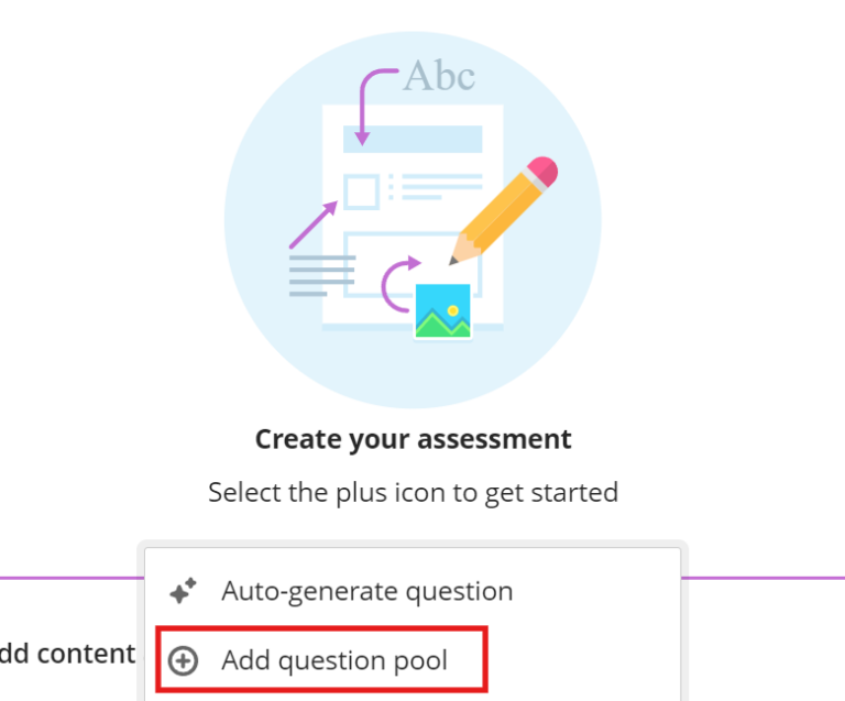 Test: Adding Question Pools – DCAD Digital Help Guides