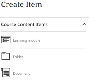 Structuring Content: Learning Modules, Folders and Documents – DCAD Digital Help Guides